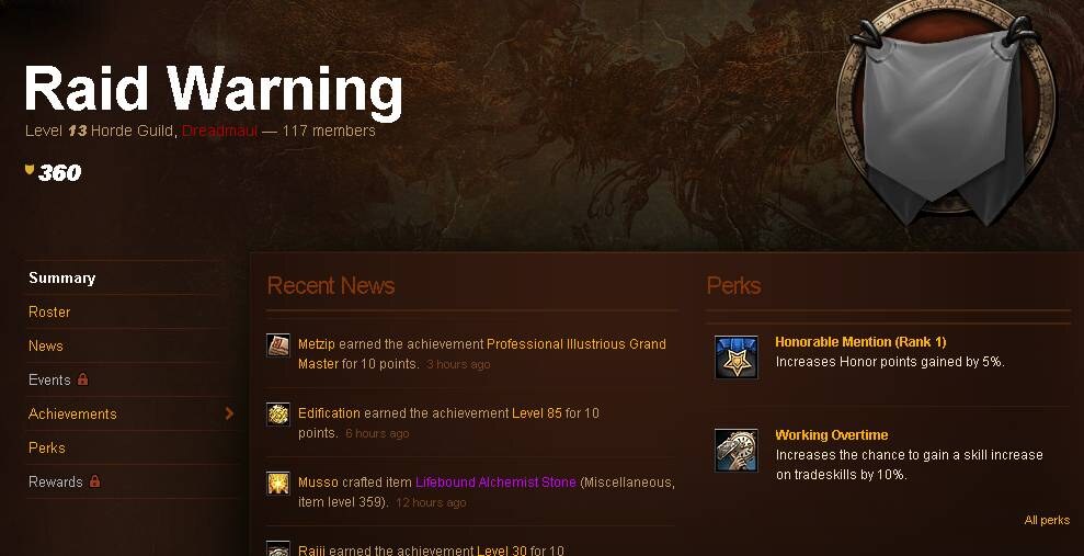 월드 오브 워크래프트 인벤 : Raid Warning!!! - 와우 인벤 해외서버 게시판